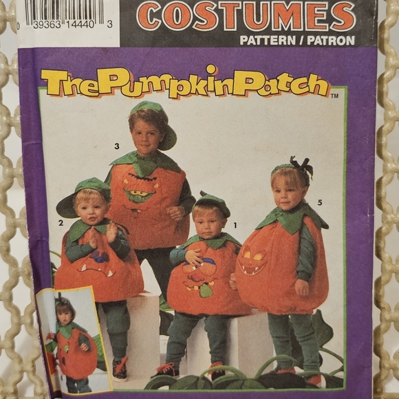 Simplicity | Other | 993 Simplicity Halloween Pumpkins Costumes Sewing ...